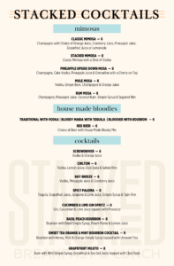 Cold Brew / Cocktail Menus – STACKED